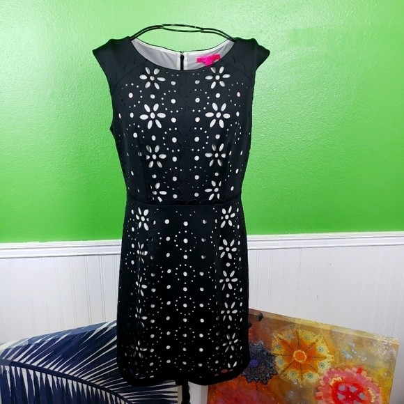 Betsey Johnson | Dresses | Betsey Johnson Scallop Cut Out Suba Dress ...